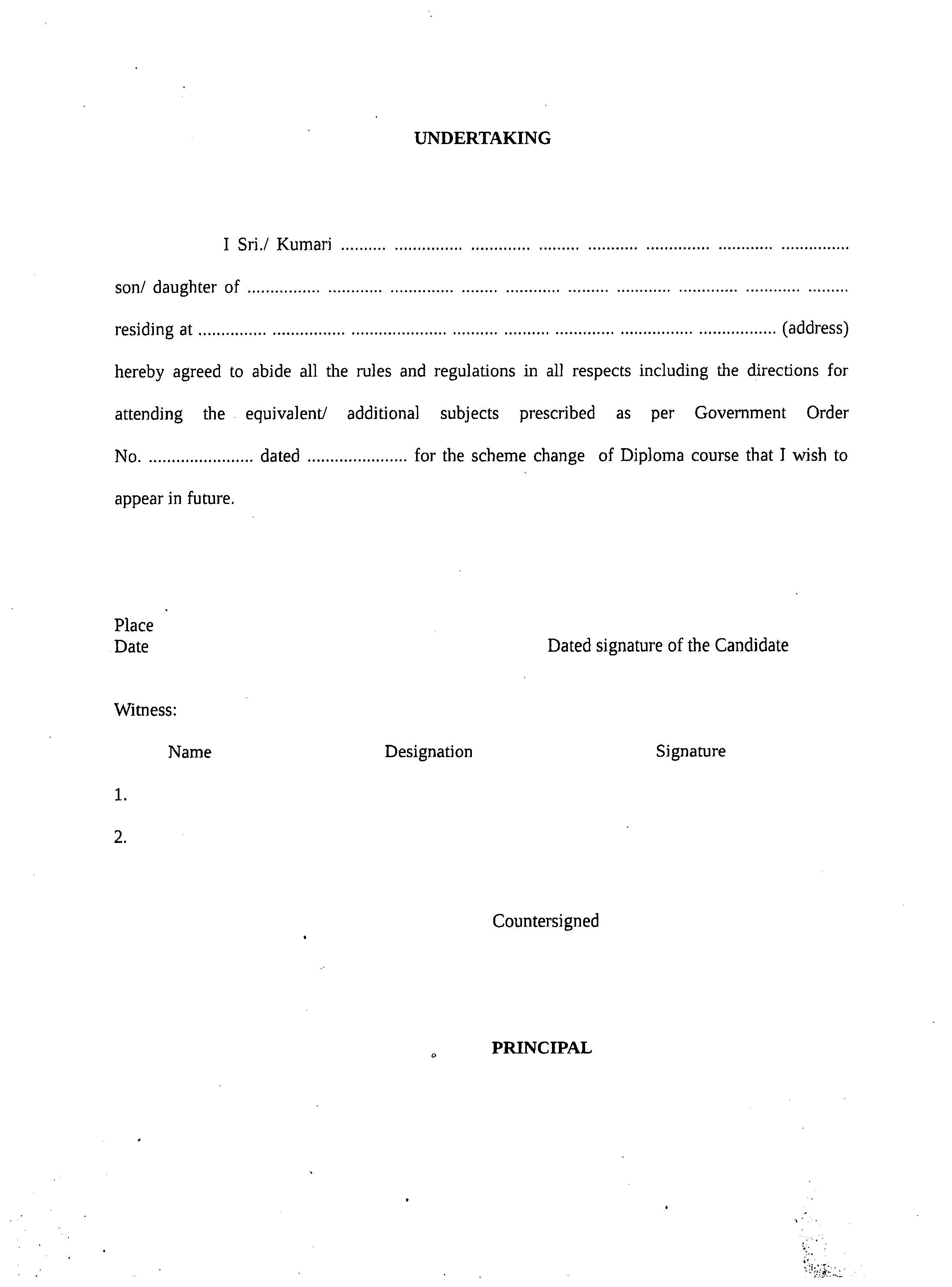 Undertaking Format For Short Attendance Preschool Chart Template Sheet Attendance Alayneabrahams